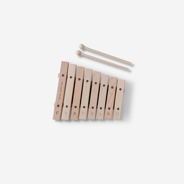 Love Note Co Wooden Xylophone | Children's Musical Toys | Simple Form