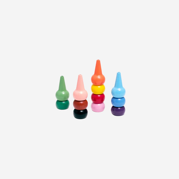 Aozora Baby Color Crayons Basic 12-Pack | Children's Art + Craft | SF