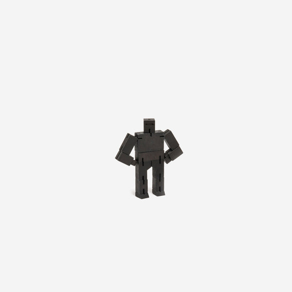 Areaware Cubebot Ninja Black Micro | Figurines | Simple Form