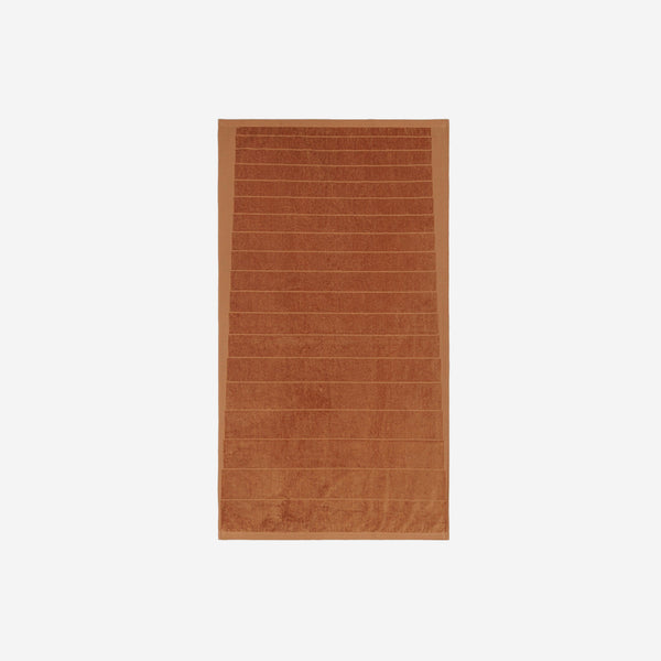 Baina Rust Madre Bath Sheet| Towels | Simple Form