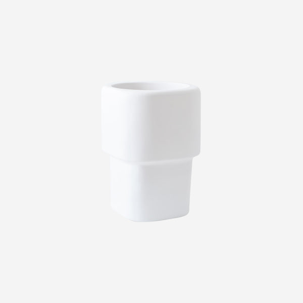 Floral Interiors Flint Pot White Tall | Pots + Planters | Simple Form