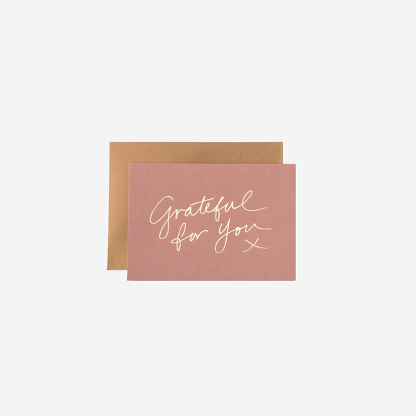 Gabrielle and Celine Card Grateful For You | Greeting Cards | Simple Form