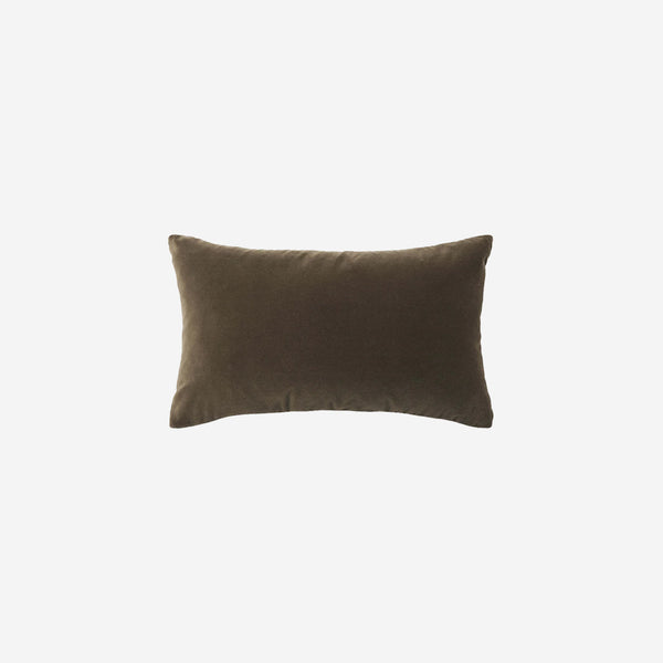 L&M Home Etro Mini Velvet Cushion Olive Green | Cushions | Simple Form