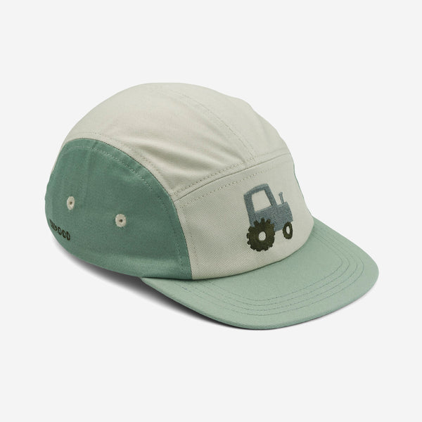 Liewood Rory Cap Tractor Peppermint | Children's Cap | Simple Form