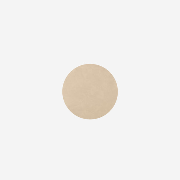 Lind DNA Glass Mat Coaster Round Nupo Sand | Simple Form