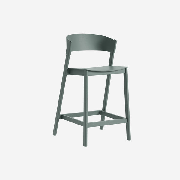 Muuto Cover Counter Stool Green | Stools | Simple Form