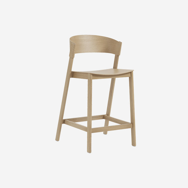 Muuto Cover Counter Stool Oak | Stools | Simple Form