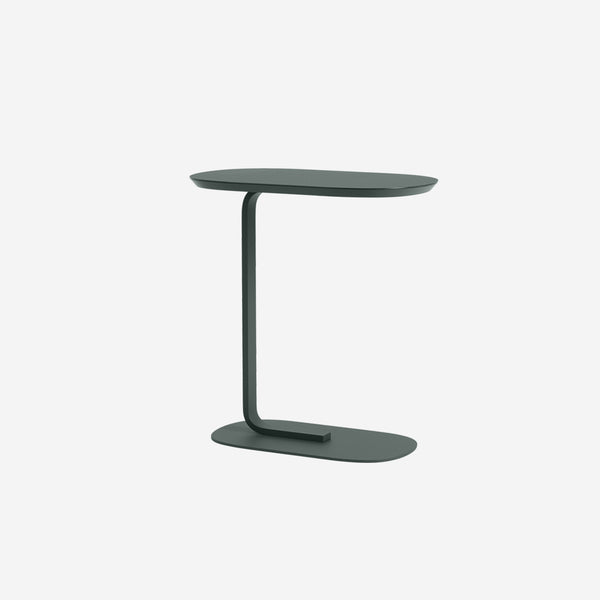Muuto Relate Side Table Dark Green H60.5cm | Side Tables | Simple Form