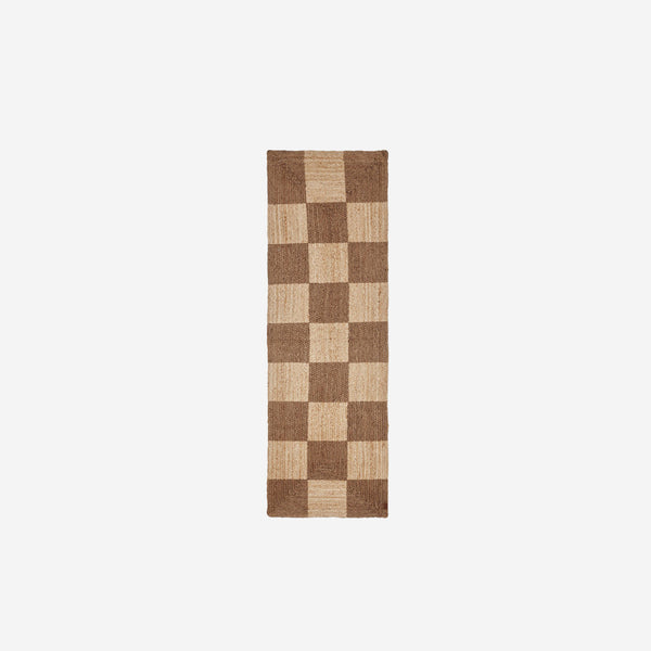 OYOY Living Chess Floor Runner Rug Jute | Simple Form