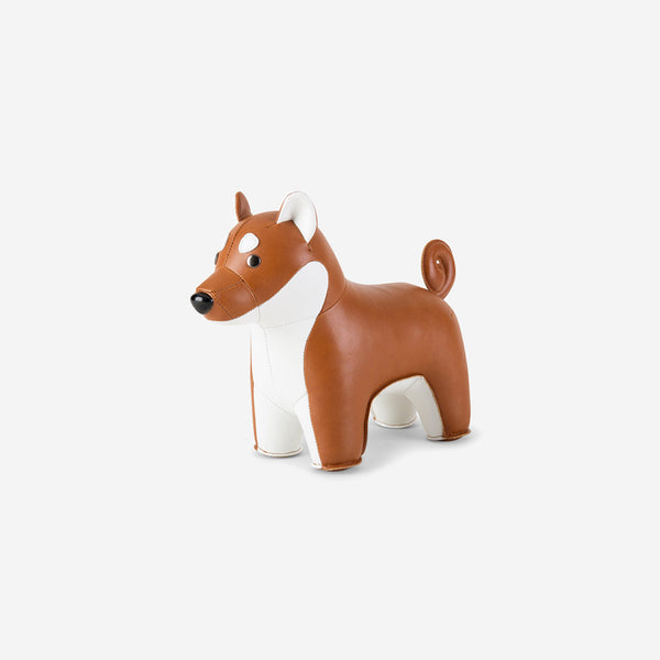 Zuny Bookend Classic Shiba Inu Tan | Simple Form