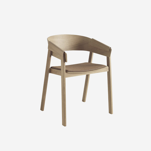 Muuto Cover Armchair Oak Steelcut Trio | Chairs | Simple Form