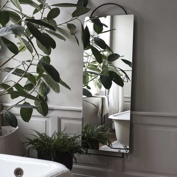 Ferm Living | Adorn Mirror Full Black | Mirrors | Simple Form