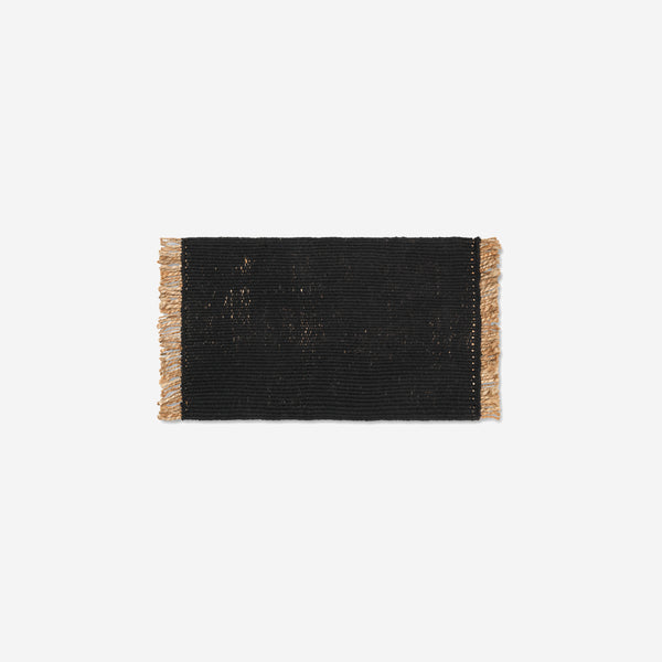 Ferm Living Block Mat Black/Natural | Doormat | Simple Form