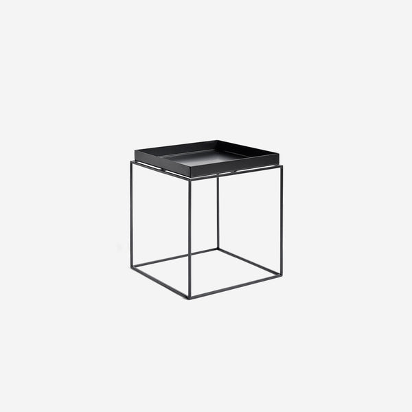 Hay Tray Table Medium Black | Side Tables | Simple Form