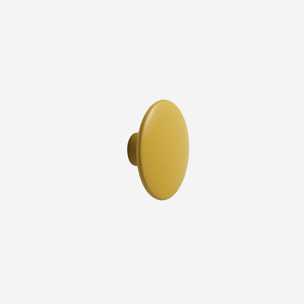 Muuto Dots Hook Wood Mustard Yellow Medium | Hooks | Simple Form