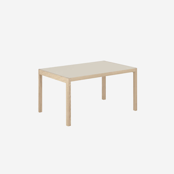 Muuto Workshop Table Warm Grey/Oak Short | Tables | Simple Form