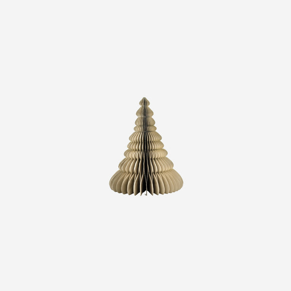 Nordic Rooms Paper Standing Christmas Tree Linen Small | Simple Form