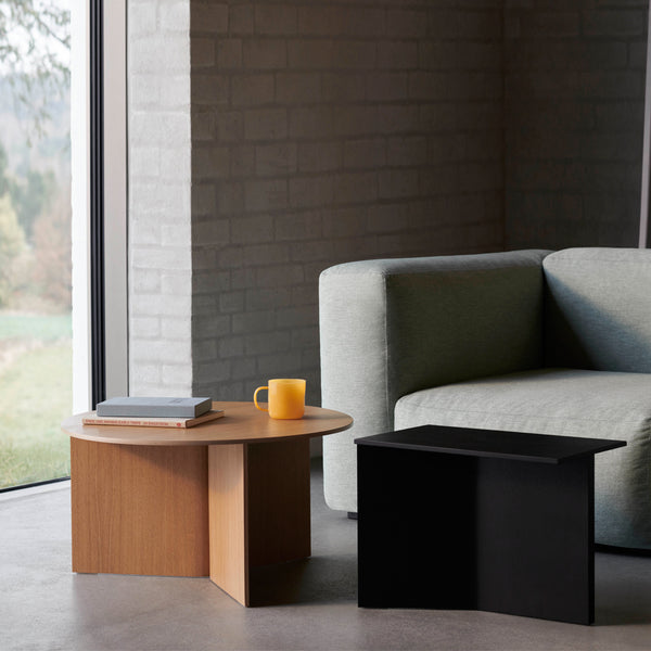 Hay Slit Table Wood Oblong Black | Simple Form