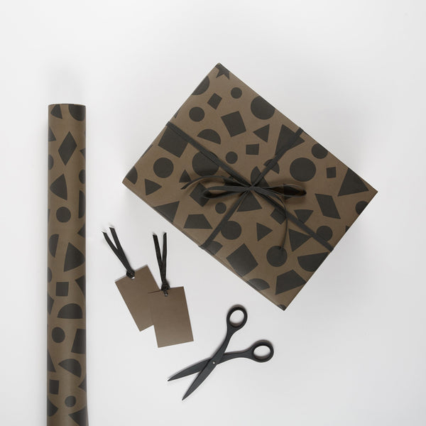 Kinshipped Odd Shapes Mud Wrapping Paper | Wrapping Paper | Simple Form