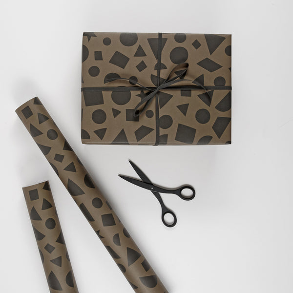 Kinshipped Odd Shapes Mud Wrapping Paper | Wrapping Paper | Simple Form